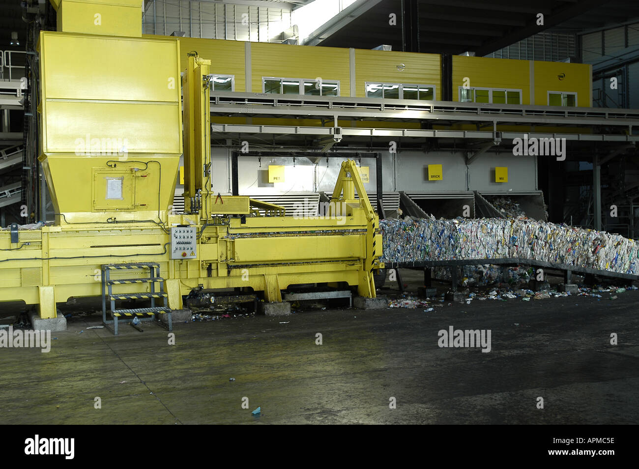 Waste recycling plant Majorca Balearic Islands Spain Stock Photo - Alamy
