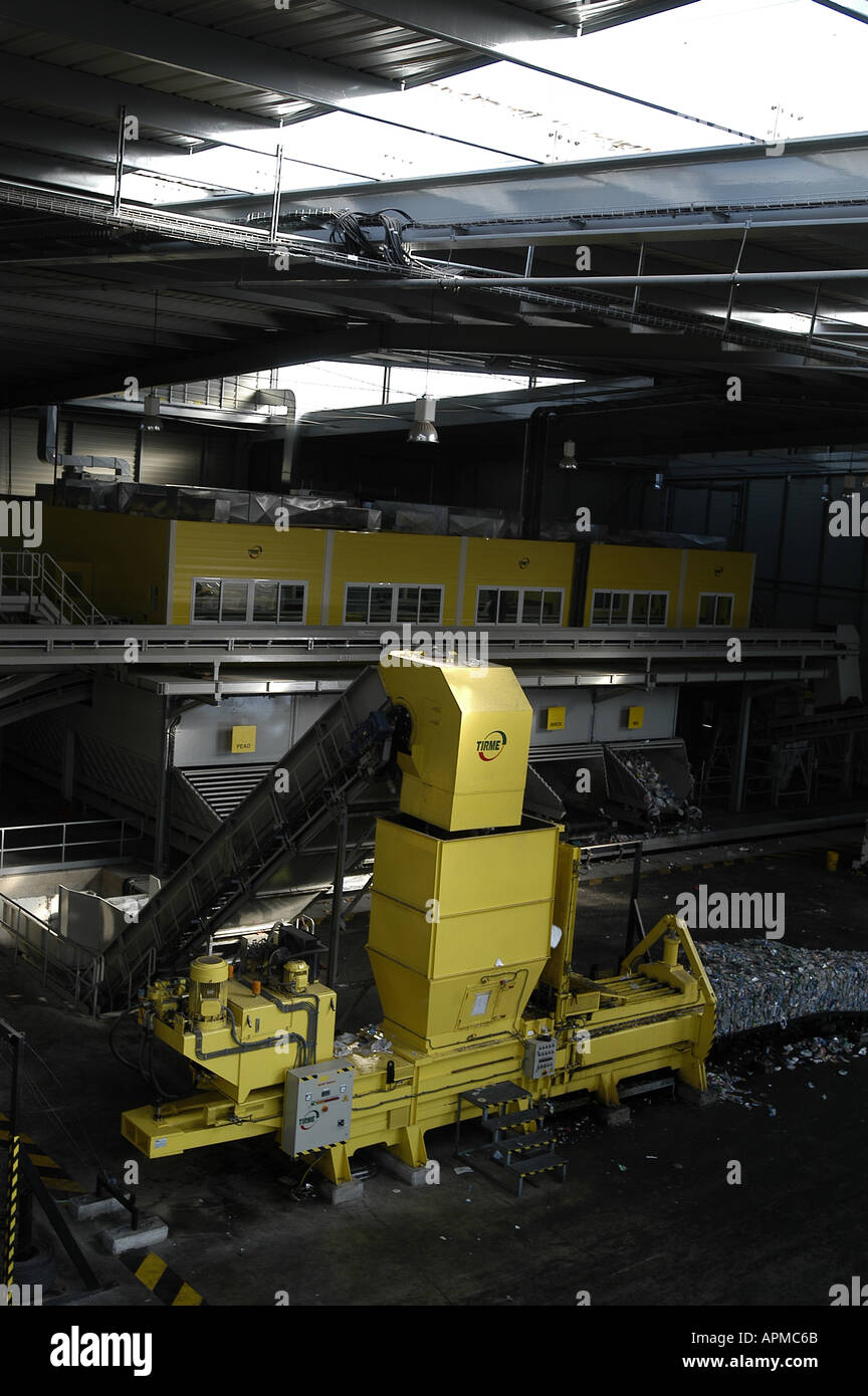 Waste recycling plant Majorca Balearic Islands Spain Stock Photo - Alamy
