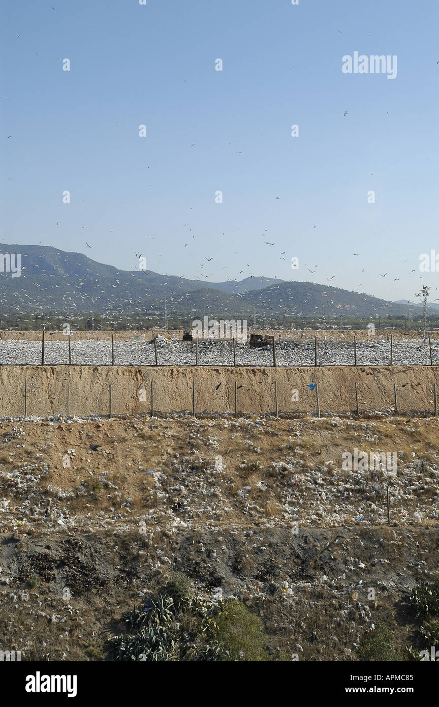 Waste recycling plant Majorca Balearic Islands Spain Stock Photo - Alamy