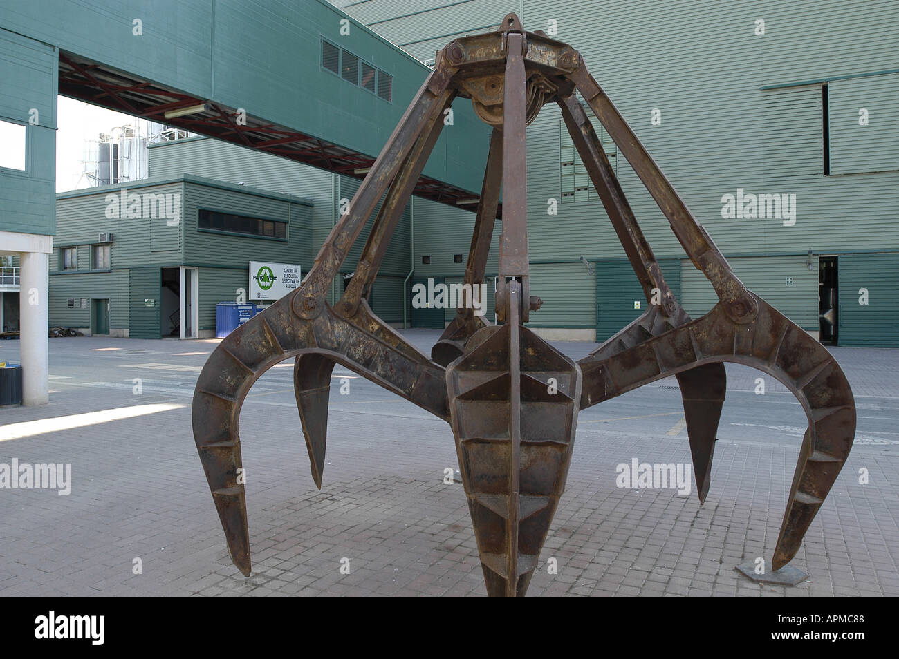 Waste recycling plant Majorca Balearic Islands Spain Stock Photo - Alamy