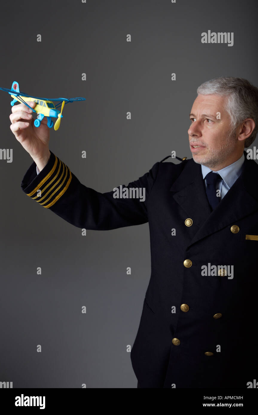 Portrait of pilot Stock Photo - Alamy