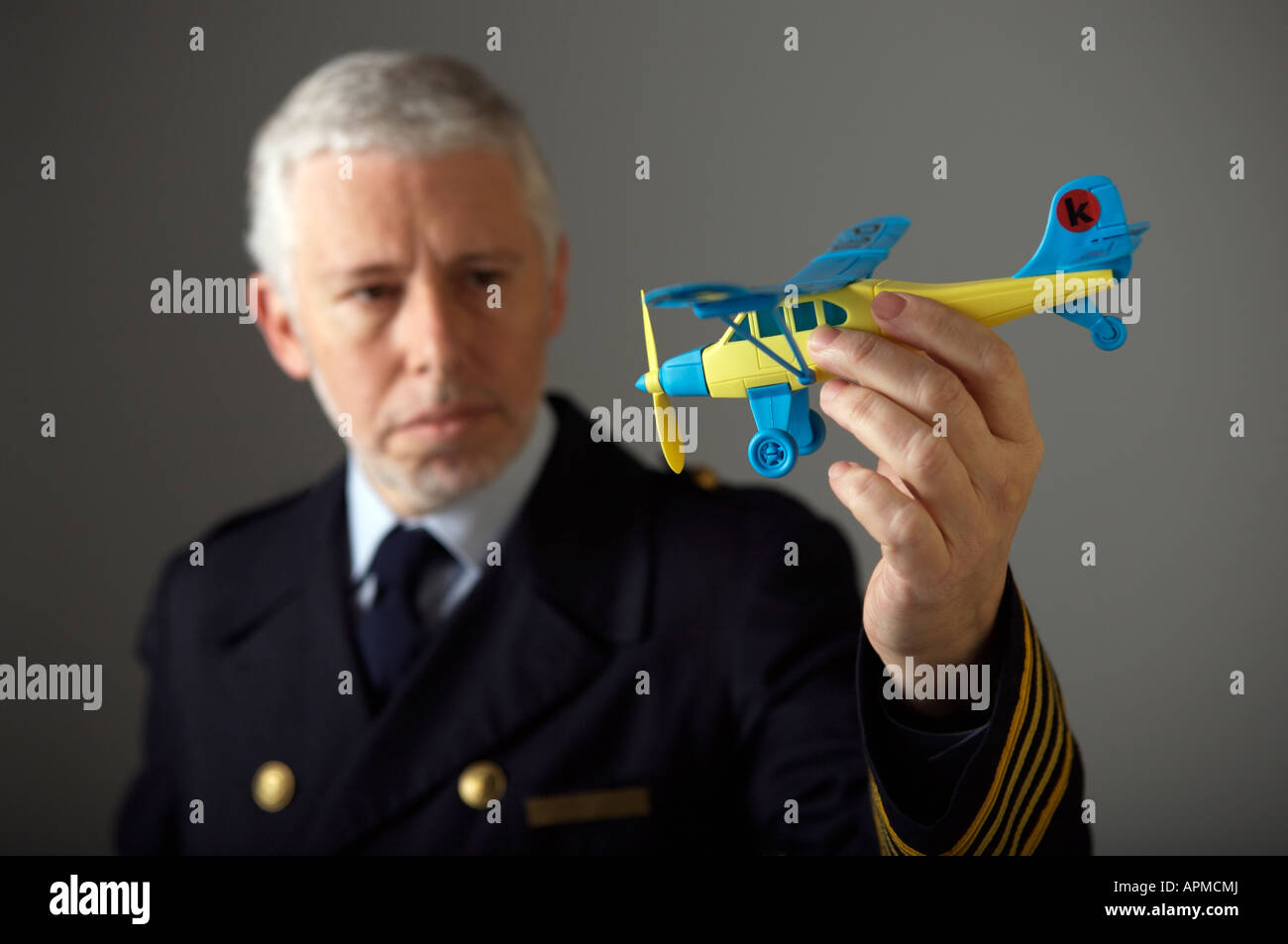Portrait of pilot Stock Photo - Alamy
