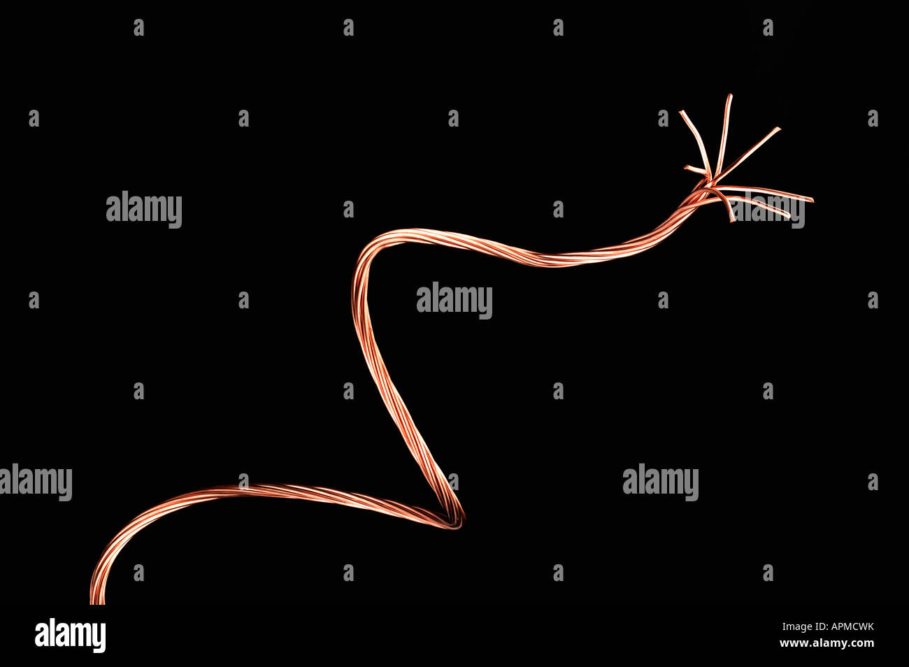 Copper wire (close-up Stock Photo - Alamy