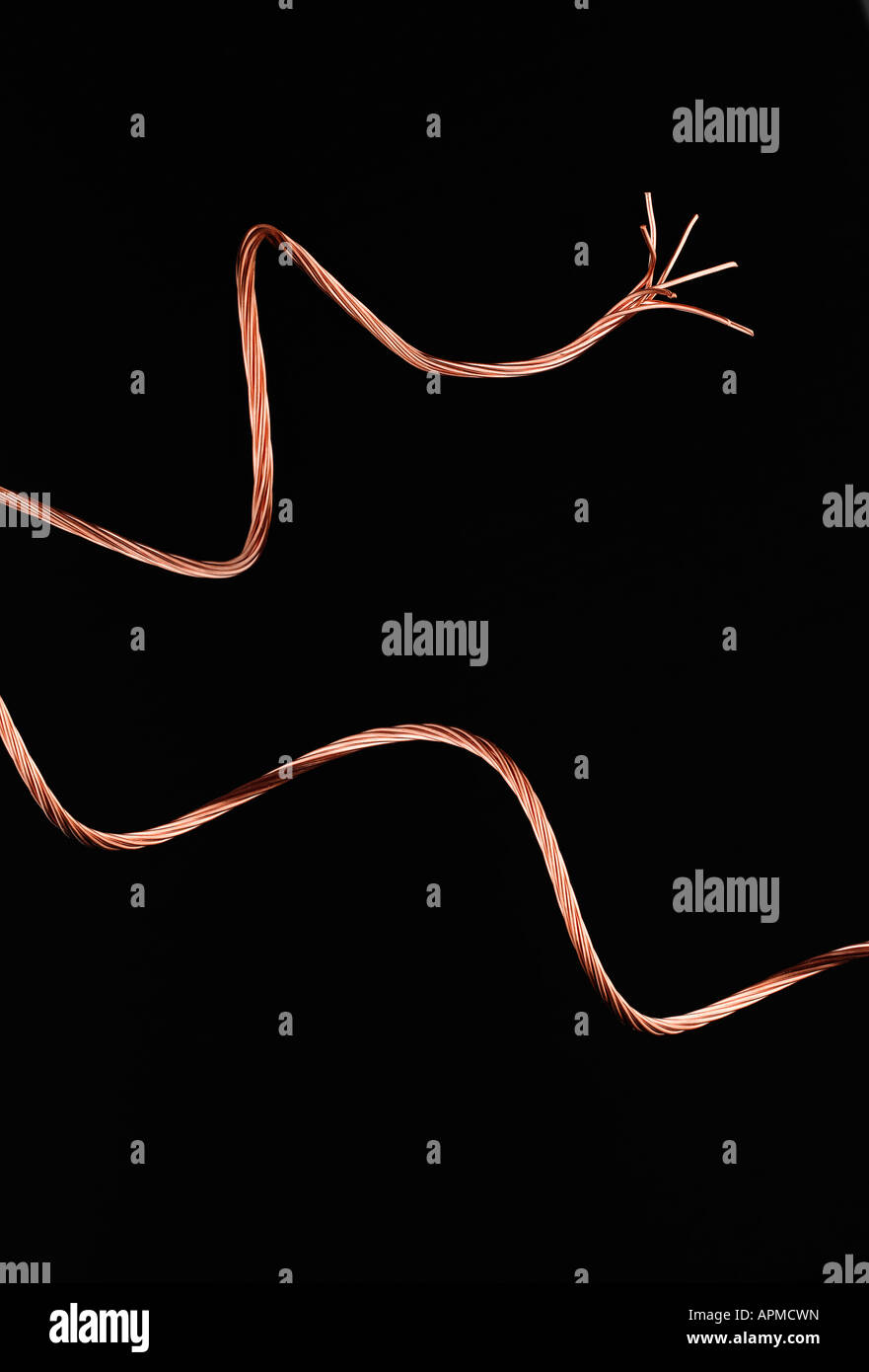 Copper wire (close-up Stock Photo - Alamy