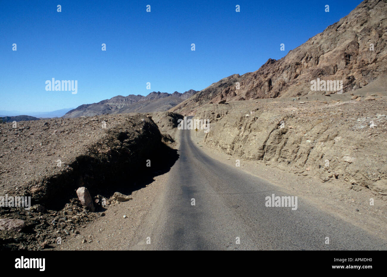 Death Valley National Park - California/Nevada USA Artist Drive Stock ...