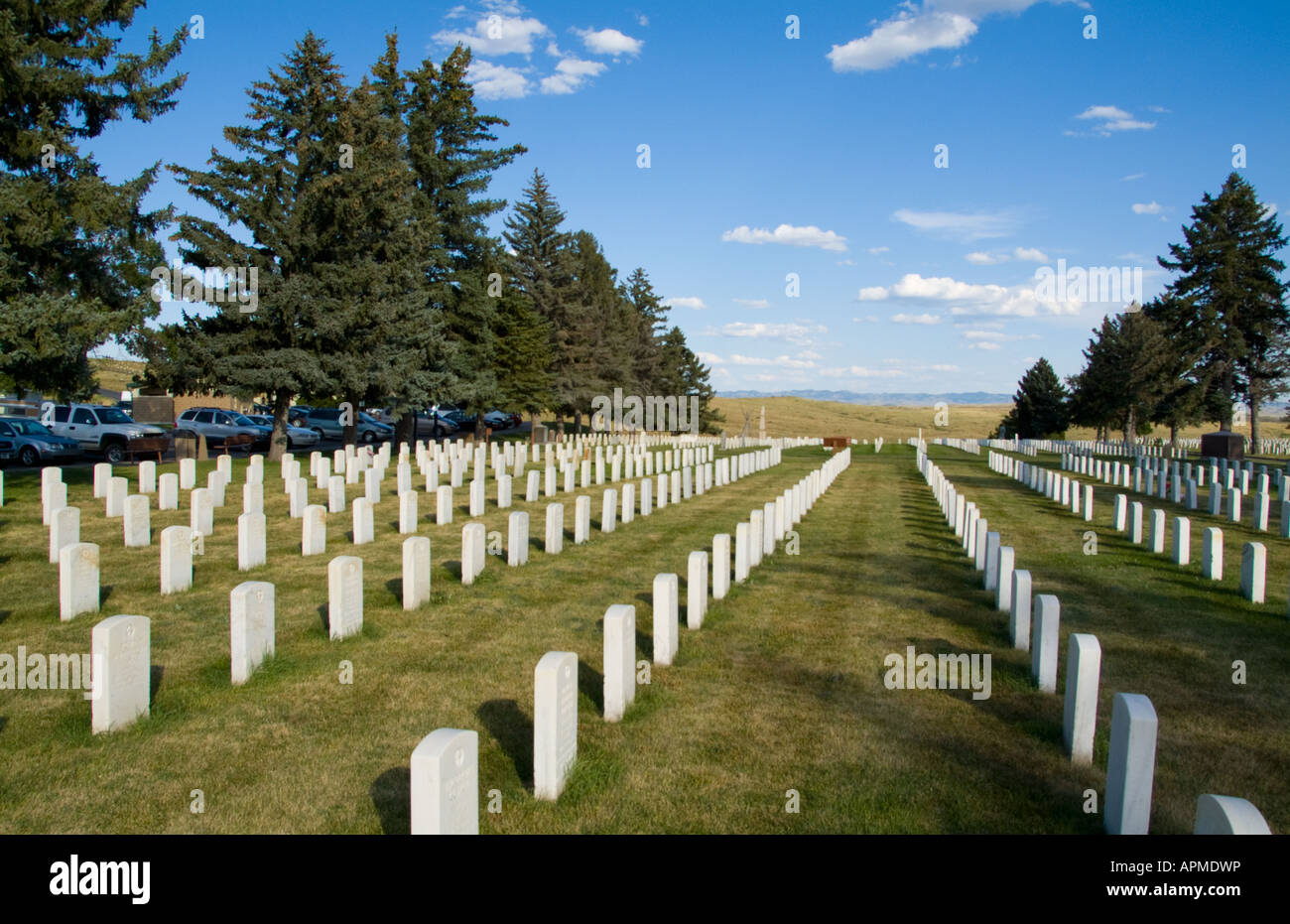 Cemetery of Little Bighorn Custers Last Stand Battlefield National ...