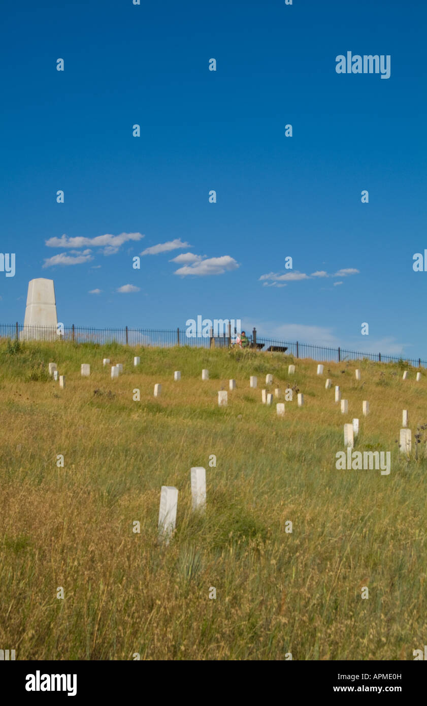 Cemetery of Little Bighorn Custers Last Stand Battlefield National ...