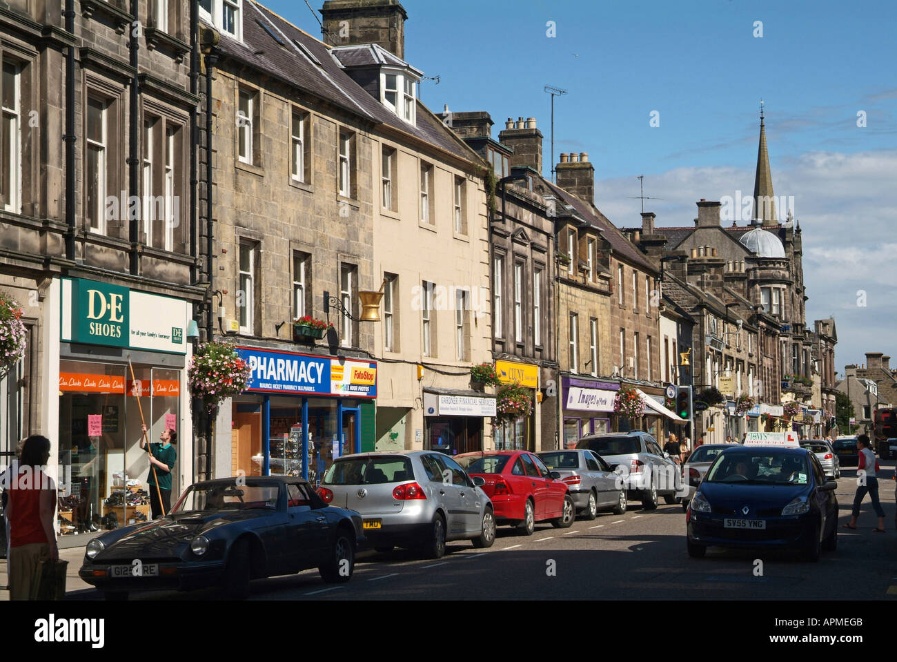 Forres high street hi-res stock photography and images - Alamy
