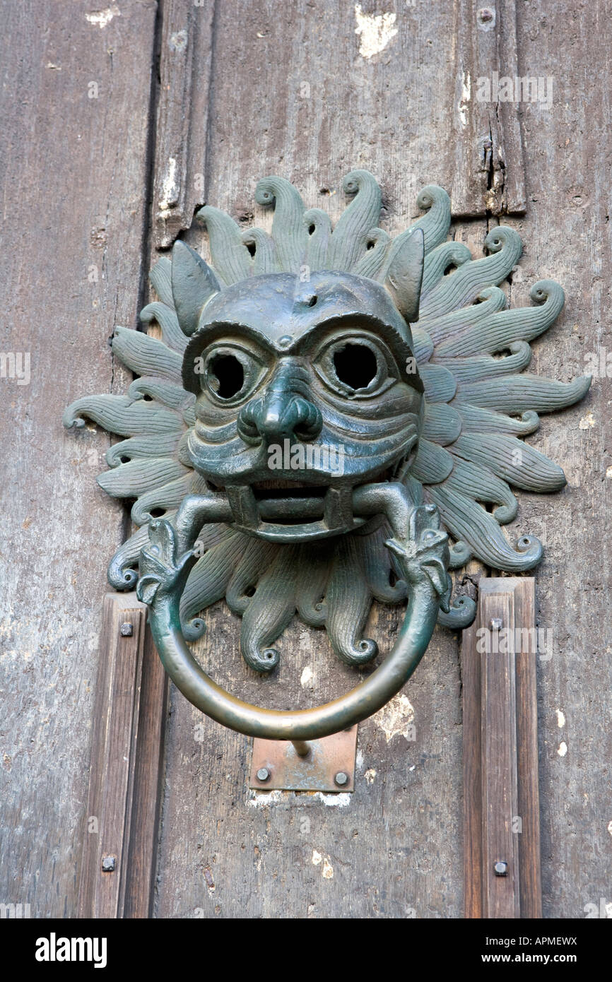 Sanctuary Knocker, Durham Cathedral, Durham, UK Stock Photo - Alamy
