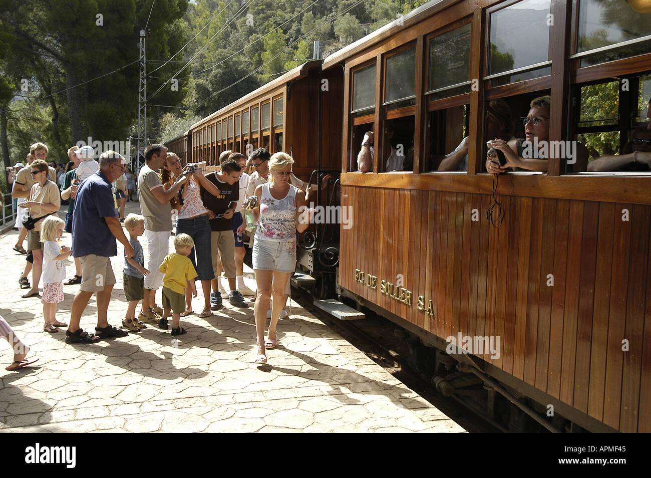 Majorque soller train hi-res stock photography and images - Alamy