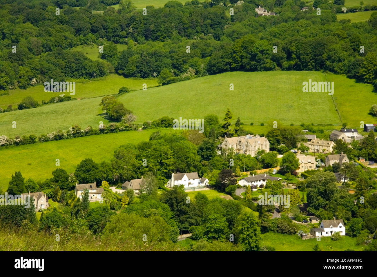 Minchinhampton common stroud gloucestershire uk hi-res stock ...