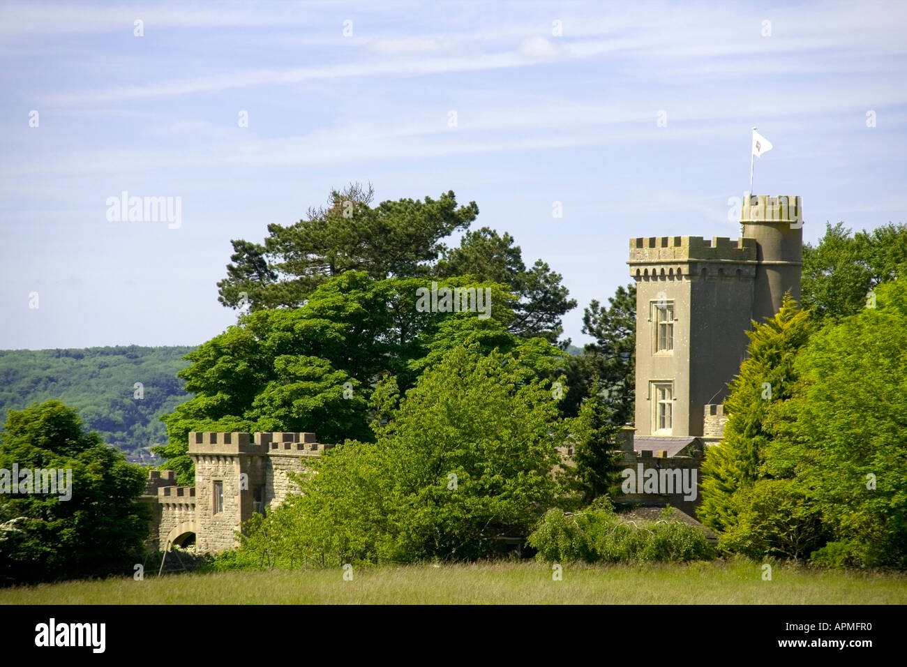 stately home castle mansion rodborough common stroud gloucestershire ...
