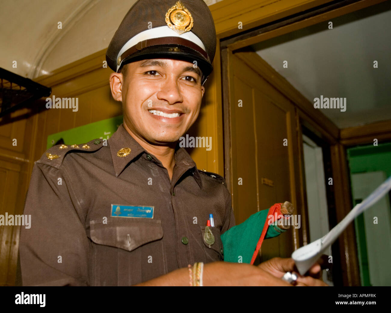 Railway ticket collector hi-res stock photography and images - Alamy