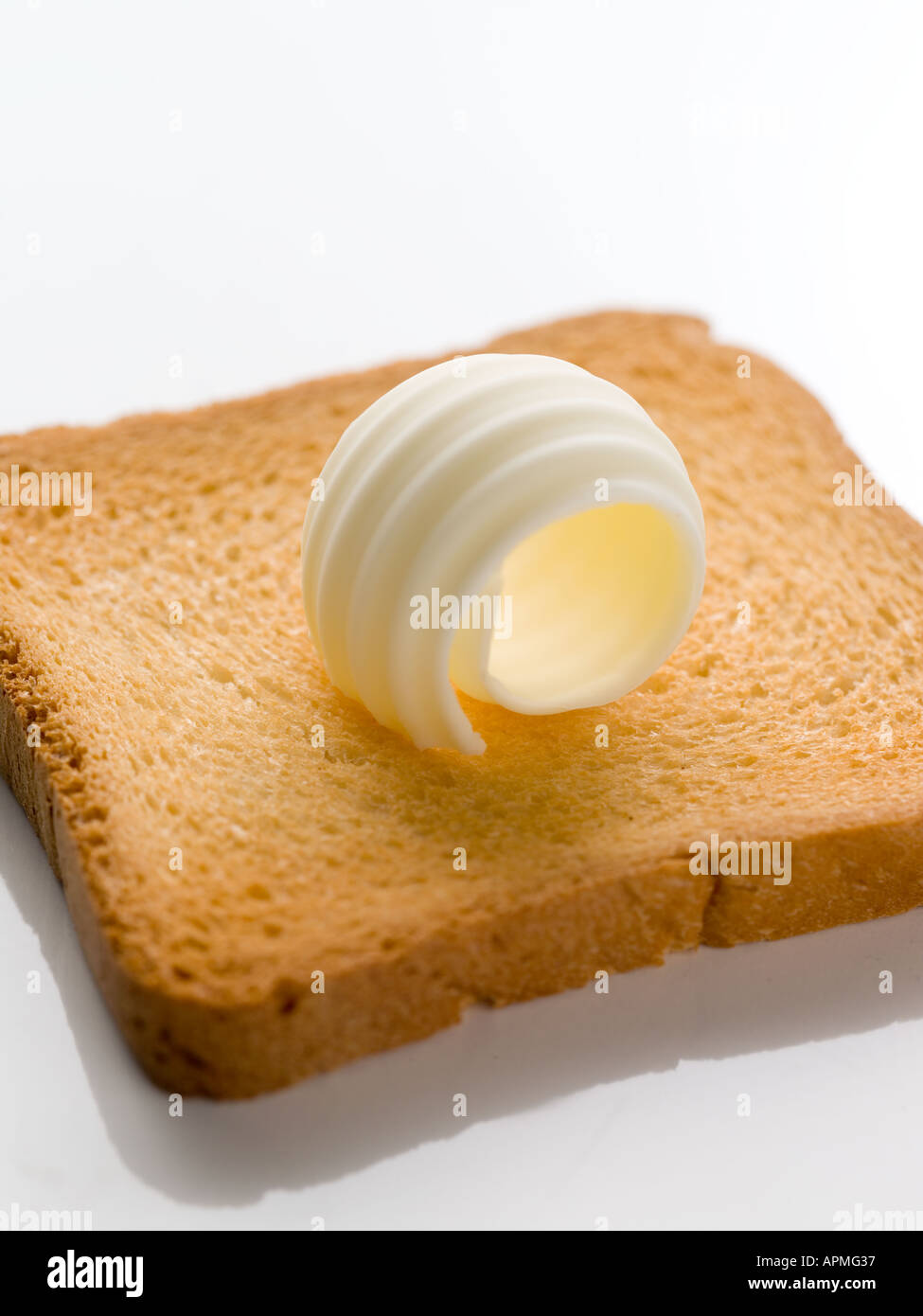 close up butter curl Stock Photo - Alamy