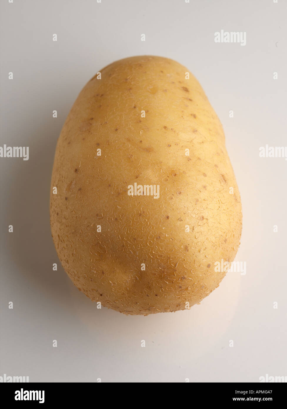 potato white background still life Stock Photo - Alamy