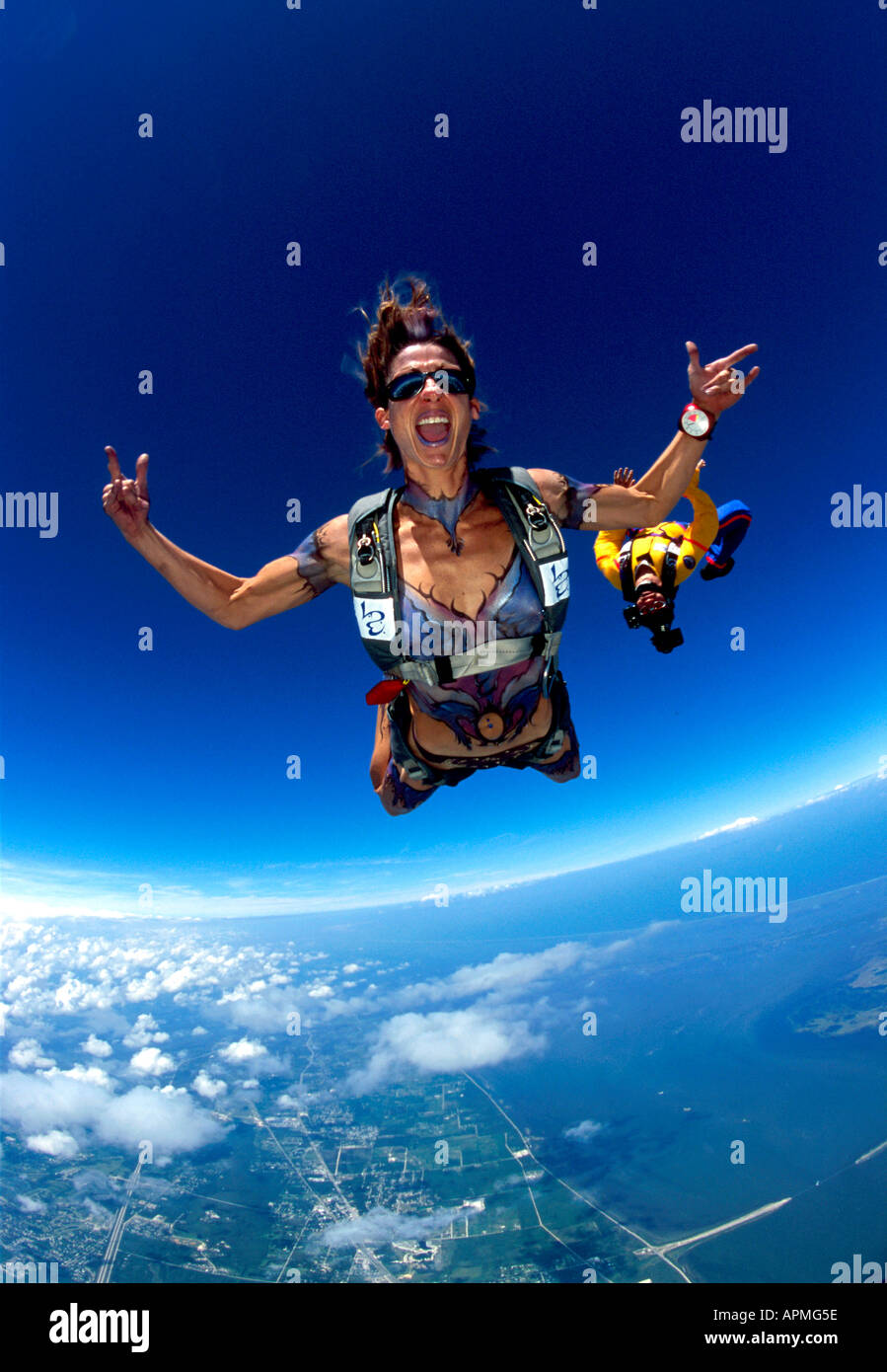 Skydiver freefall hi-res stock photography and images - Alamy