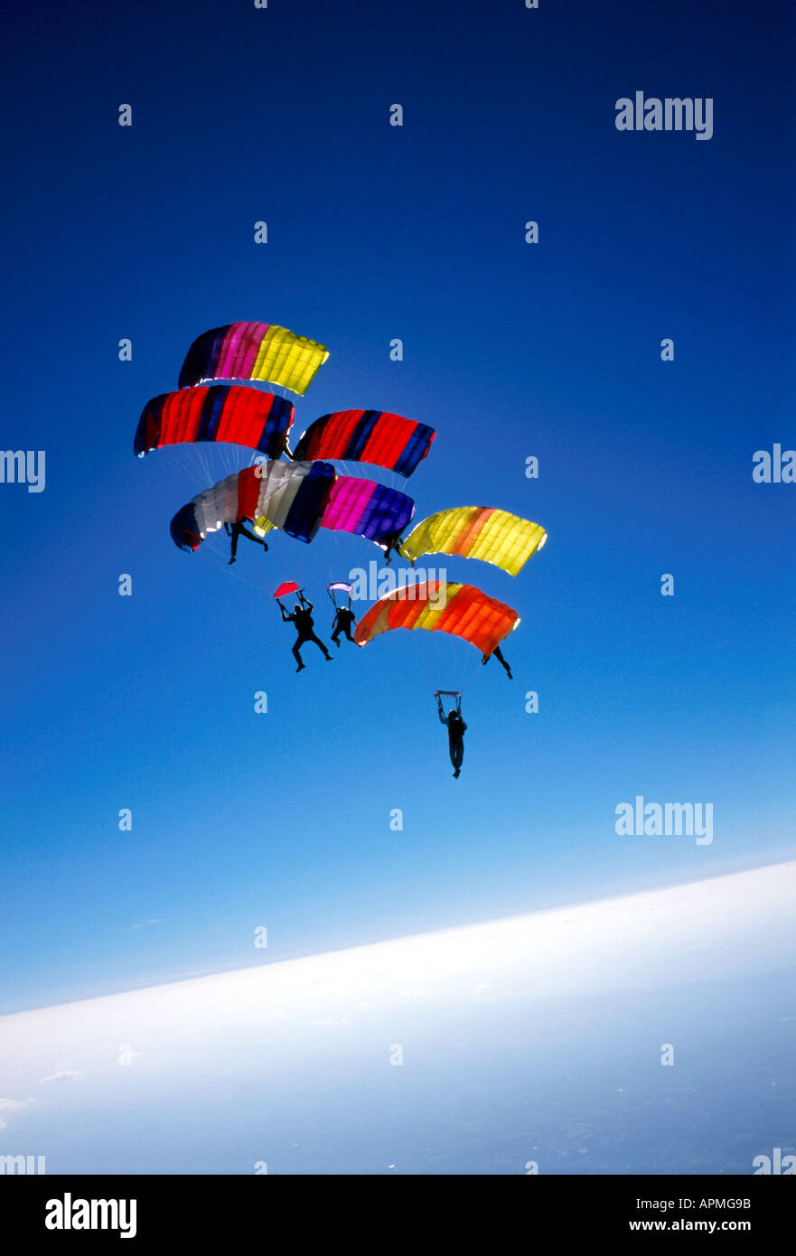 Skydiving formation hi-res stock photography and images - Alamy