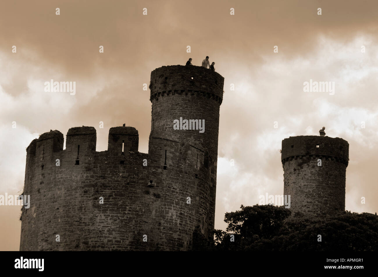 Conway towers hi-res stock photography and images - Alamy