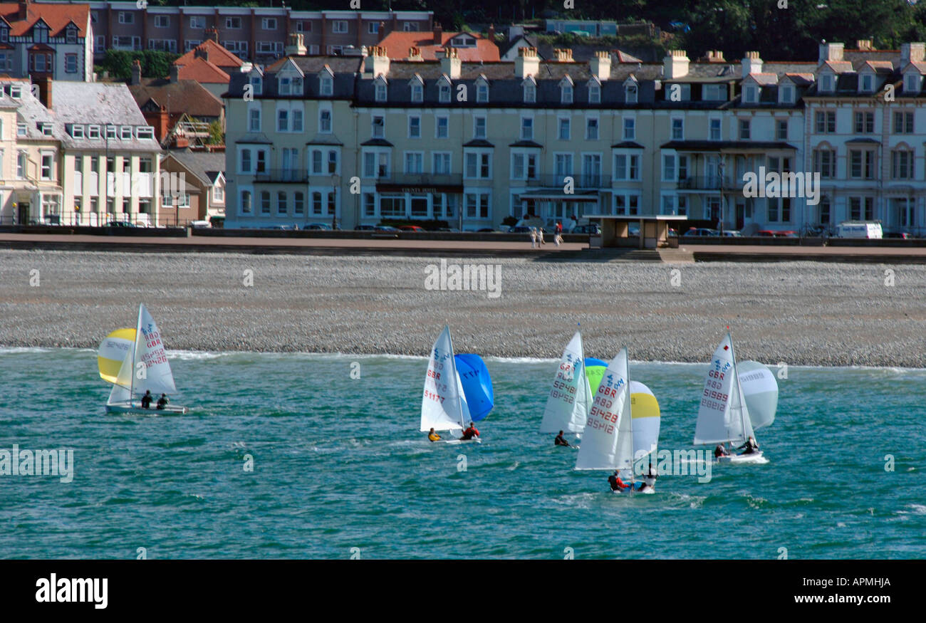 Sail Boats Racing Stock Photo - Alamy