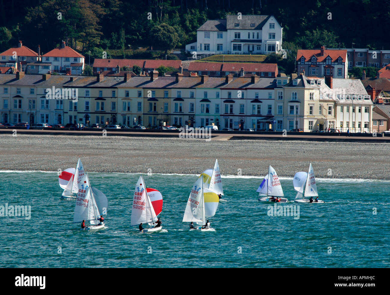 Sail Boats Racing Stock Photo - Alamy
