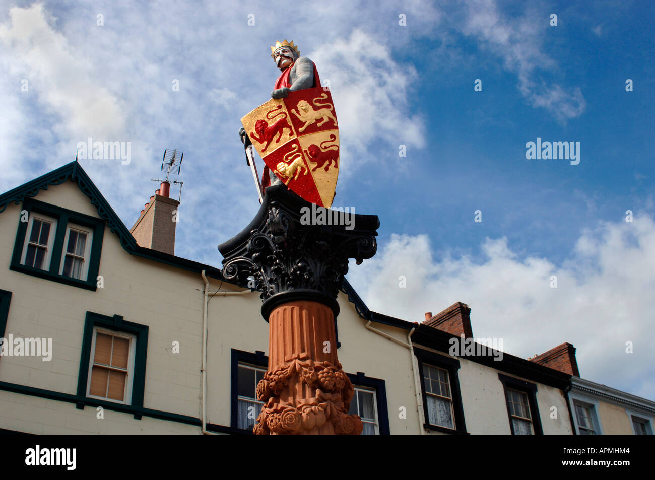 Statue Of Llewelyn The Great Stock Photo - Alamy