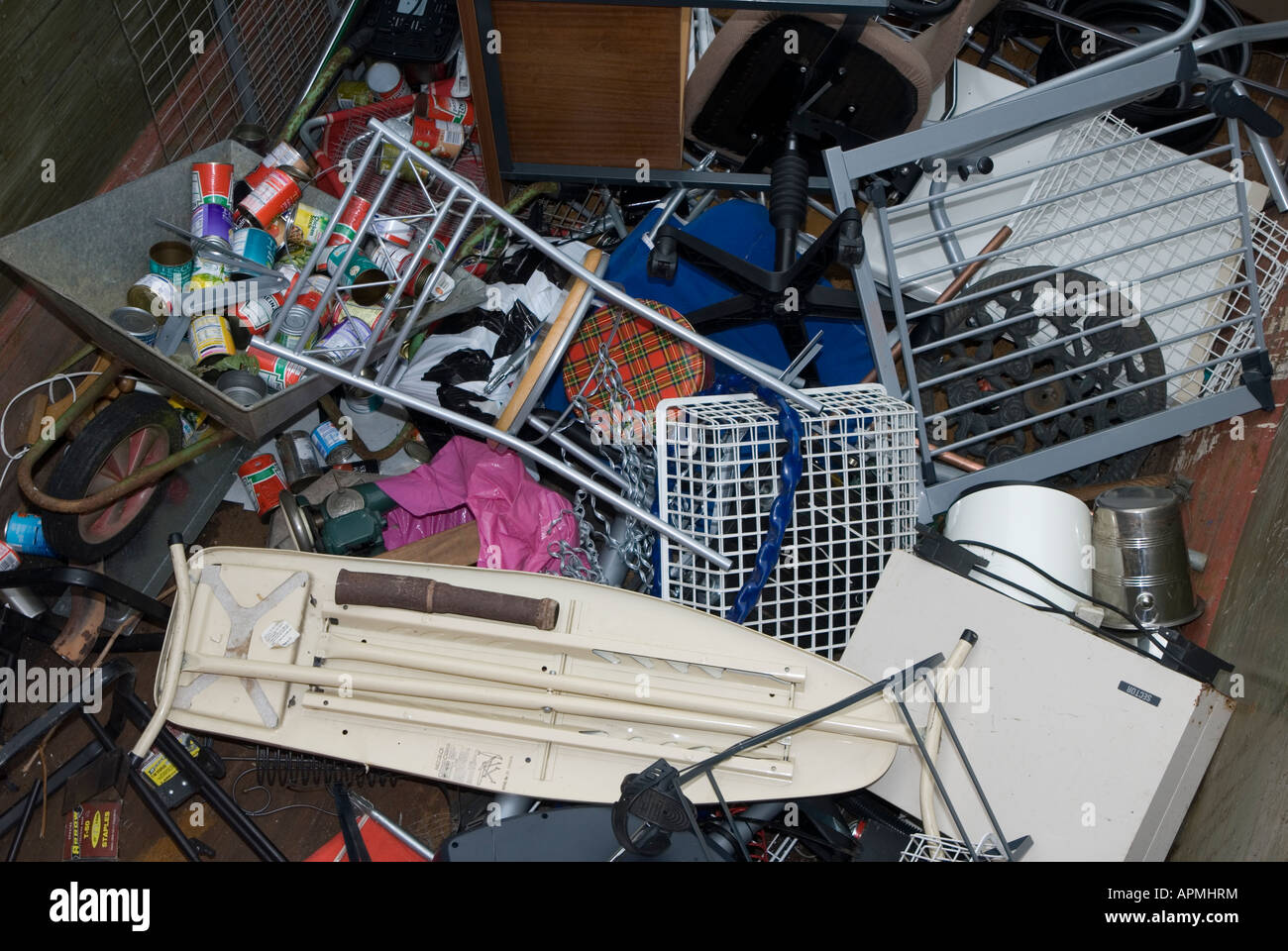 recycling waste in the uk Stock Photo - Alamy
