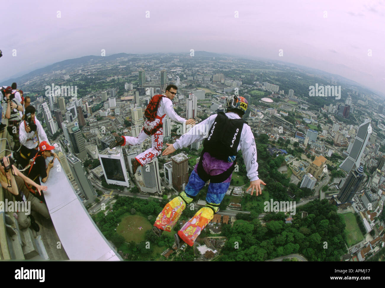 BASE JUMPING ACTION Stock Photo - Alamy