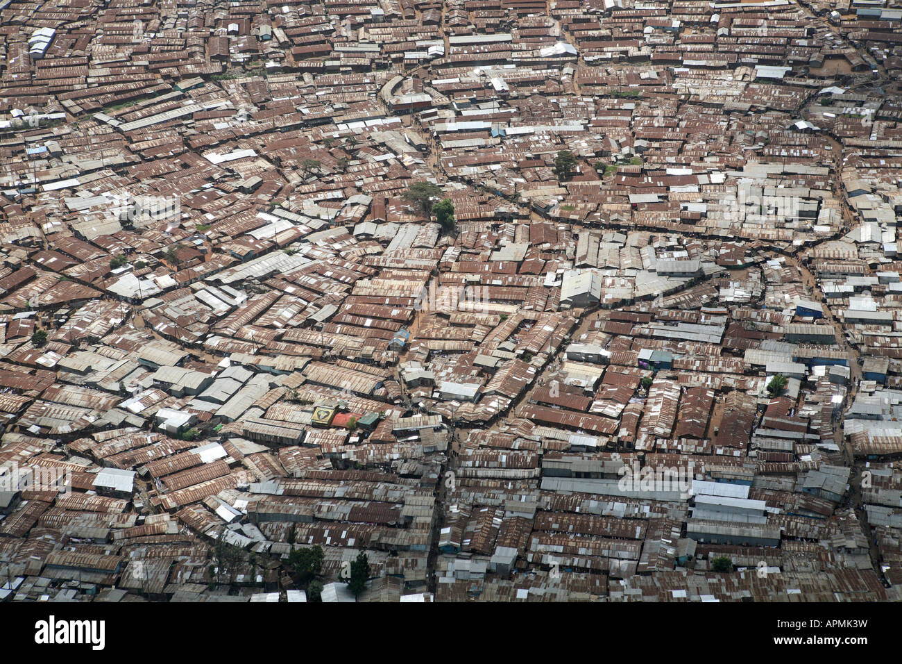Kibera nairobi slum aerial hi-res stock photography and images - Alamy