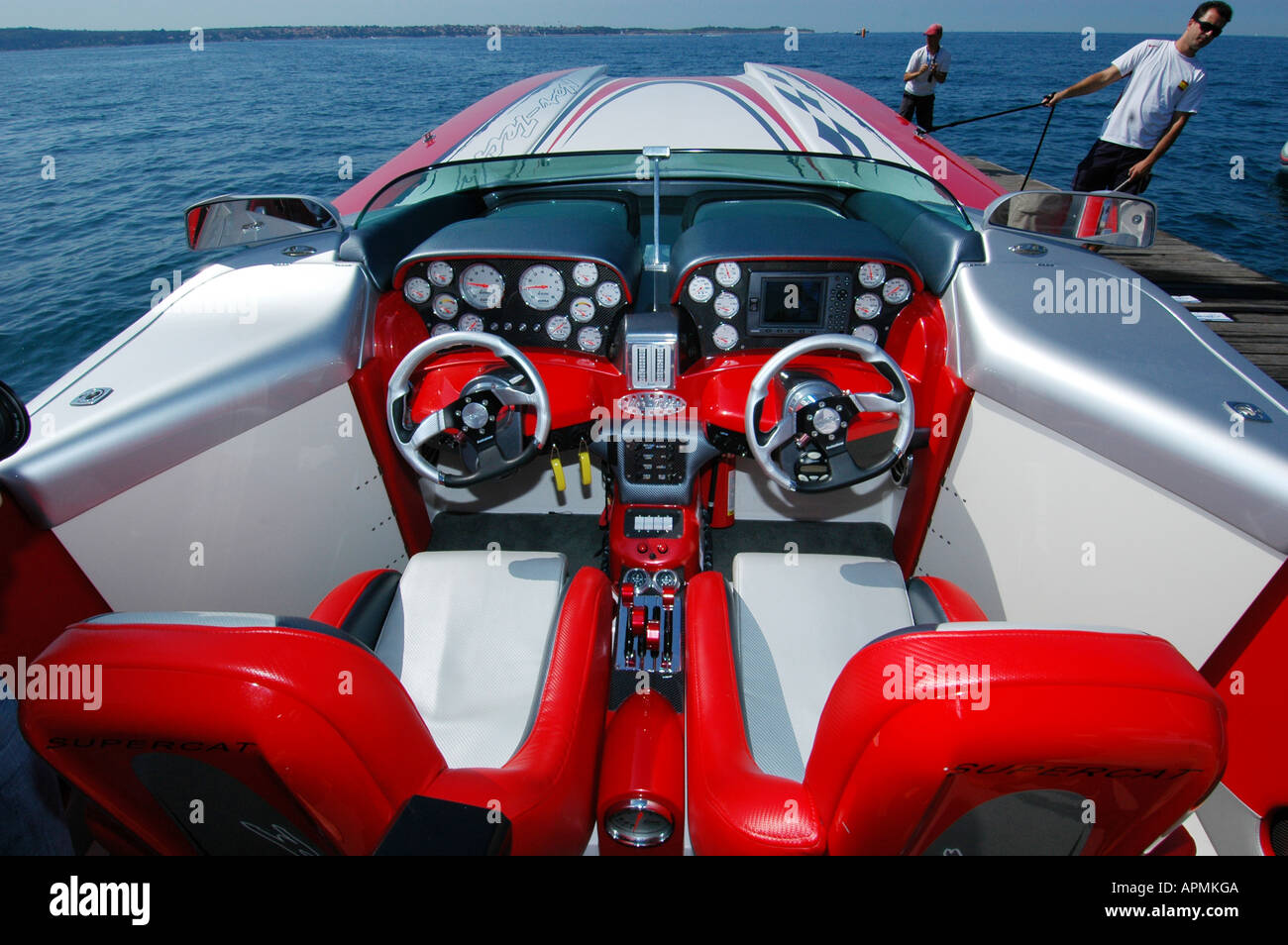 Nor tech Supercat cockpit Stock Photo - Alamy