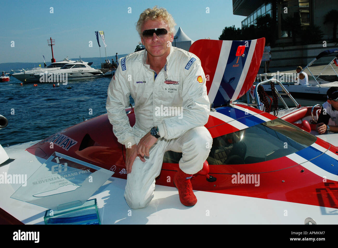 Spirit of Norway throttleman Steve Curtis after winning SLovenian Grand ...