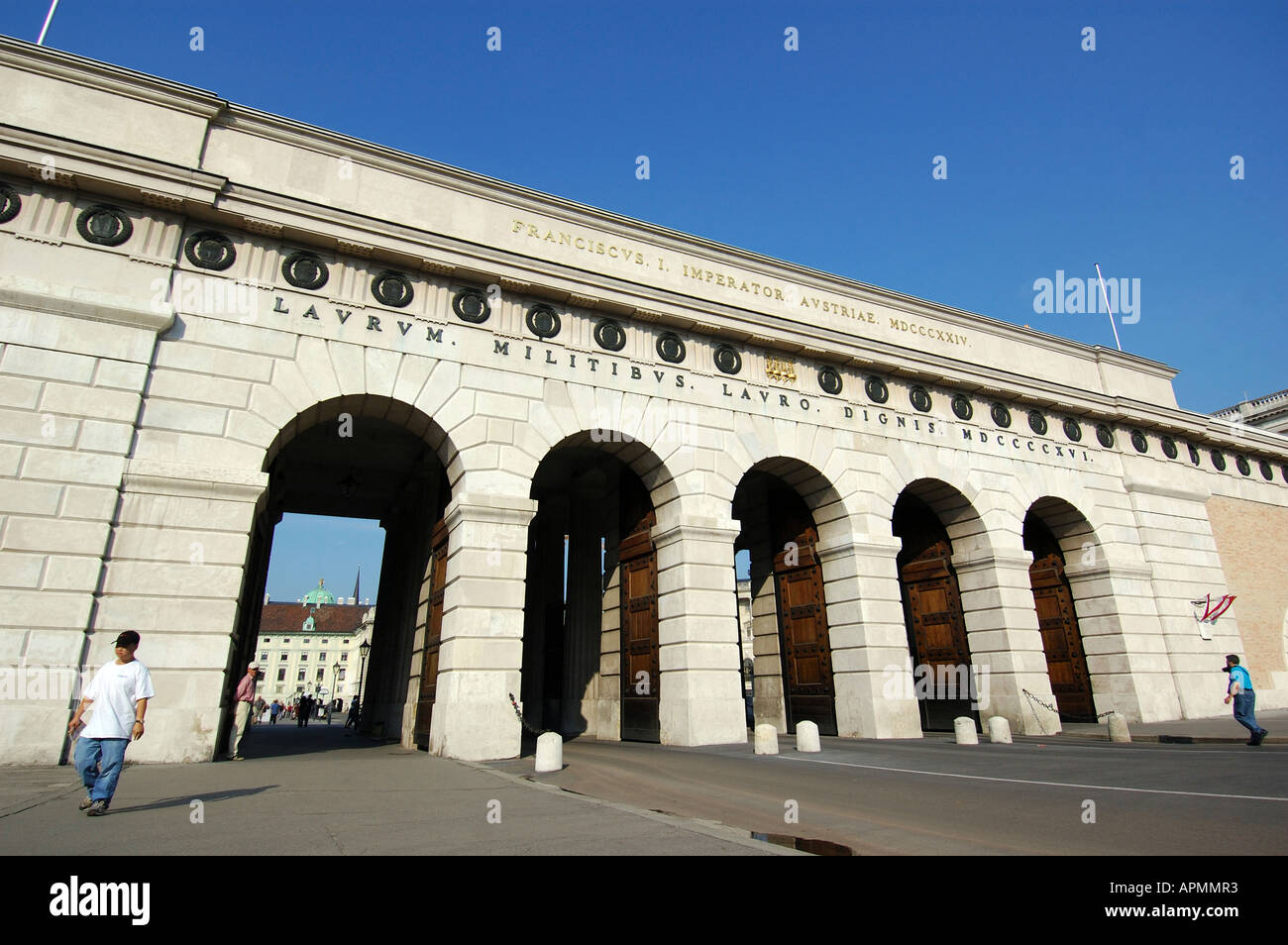 Hofburg palace gates Vienna Austria Stock Photo - Alamy