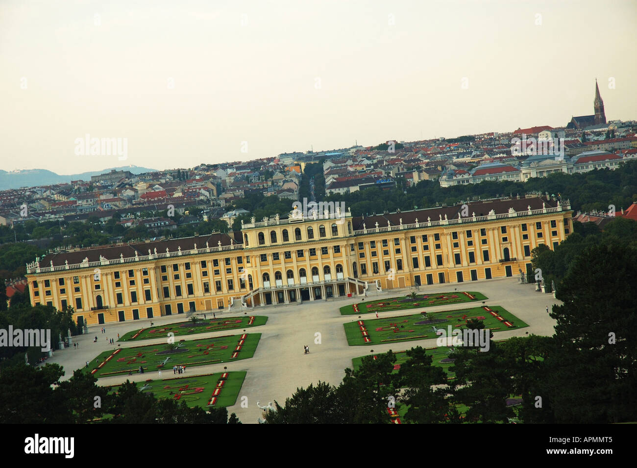 Schonbrunn Palace Vienna Austria Stock Photo Alamy