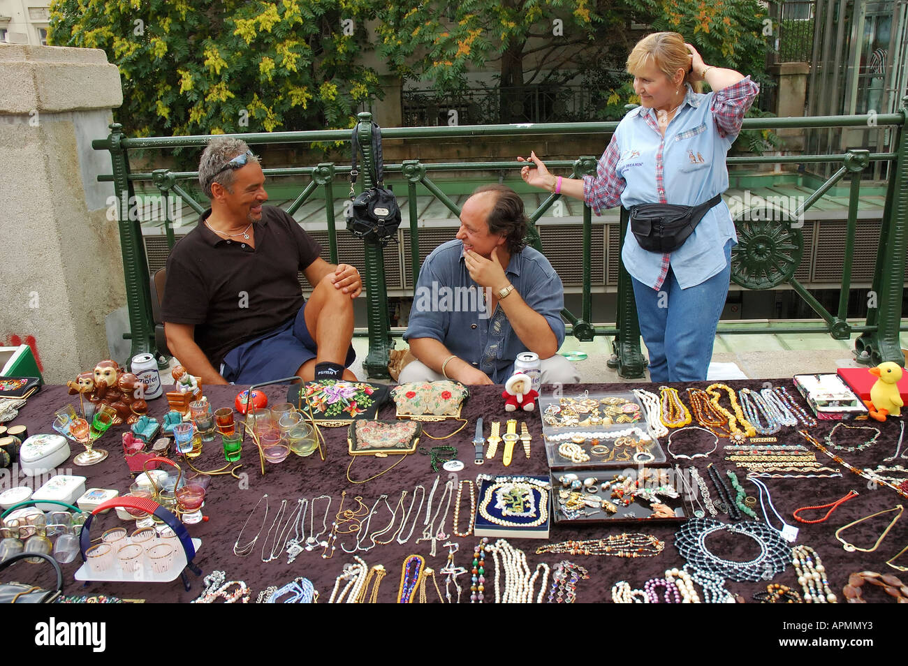 Flea Market Flohmarkt Naschmarkt Vienna High Resolution Stock ...