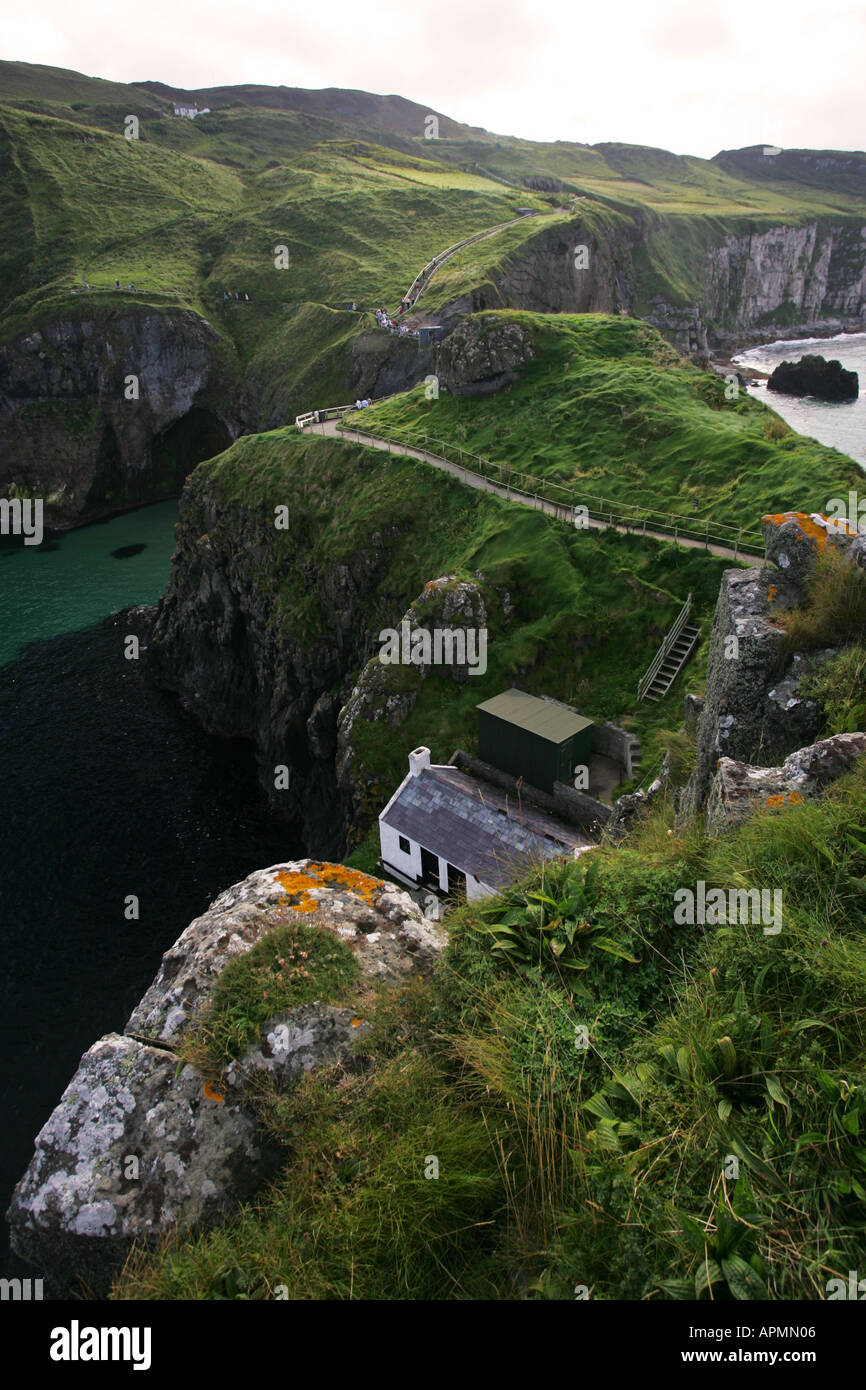 Stunning clifftop scenery from popular Northern Ireland tourist ...