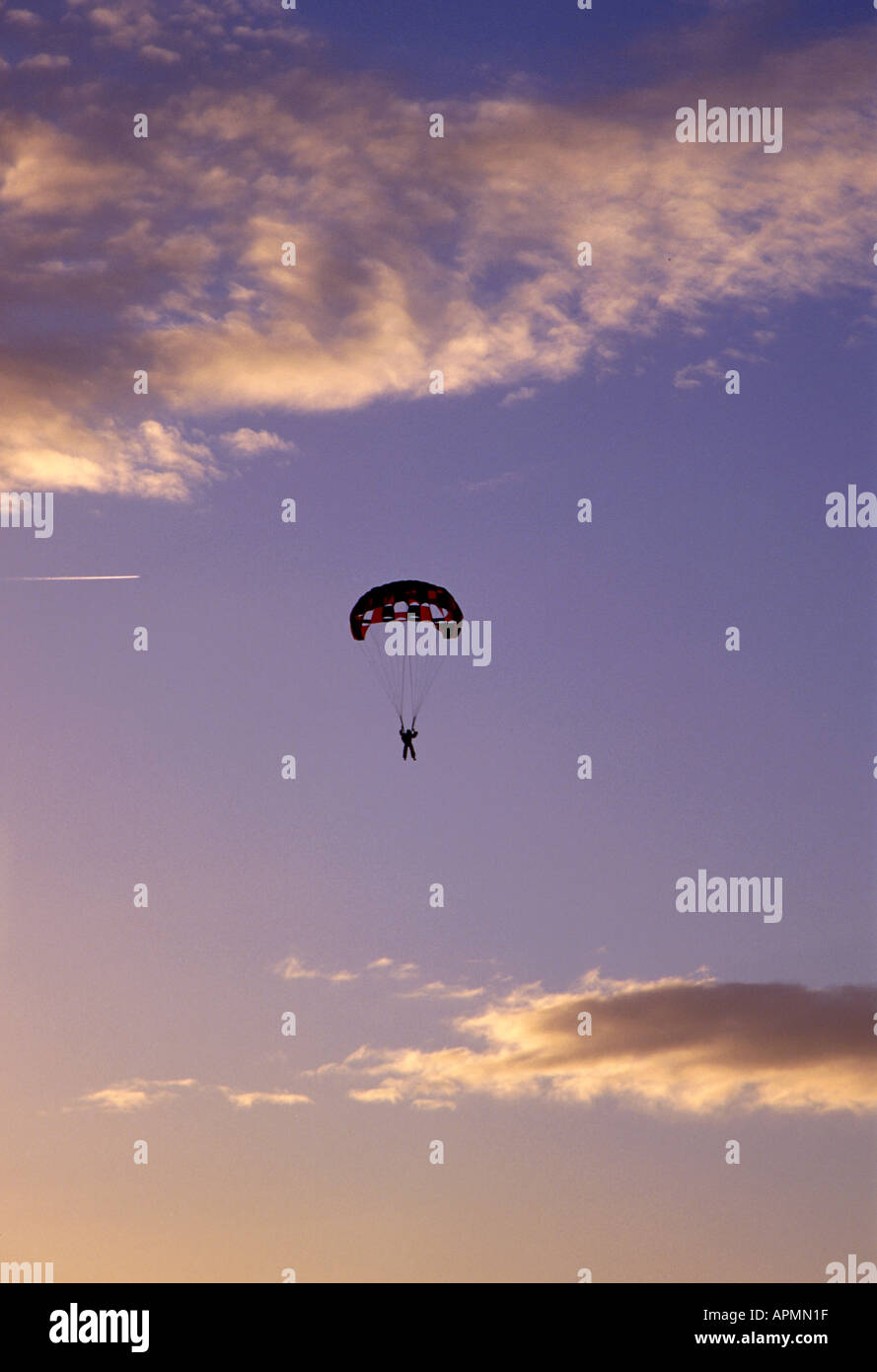 Stunt skydiving skydiver parachute parachuting hi-res stock photography ...