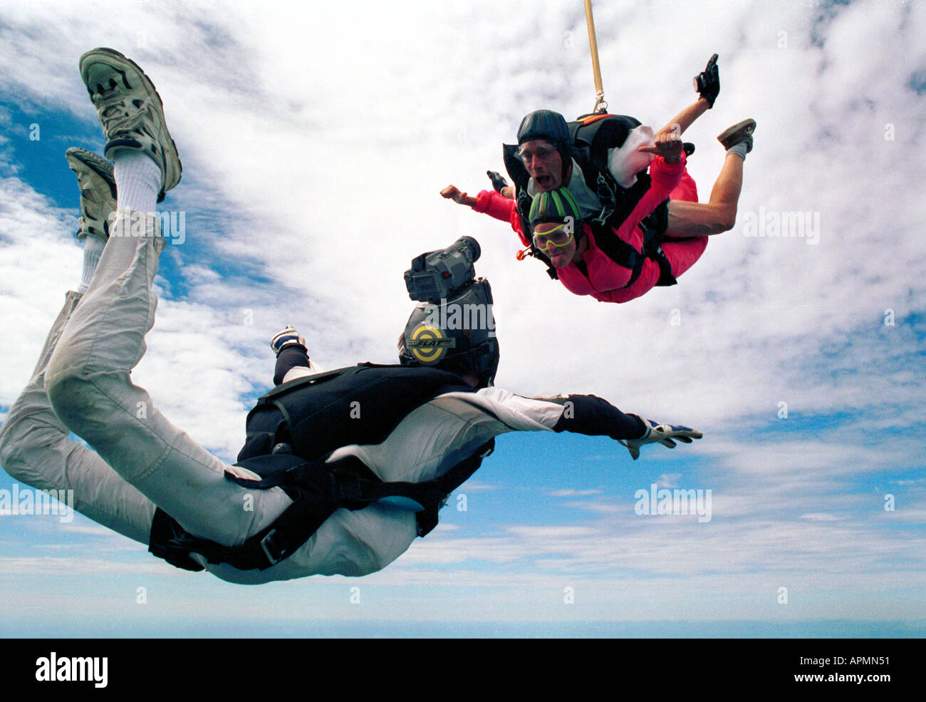 Stunt skydiving skydiver parachute parachuting hi-res stock photography ...
