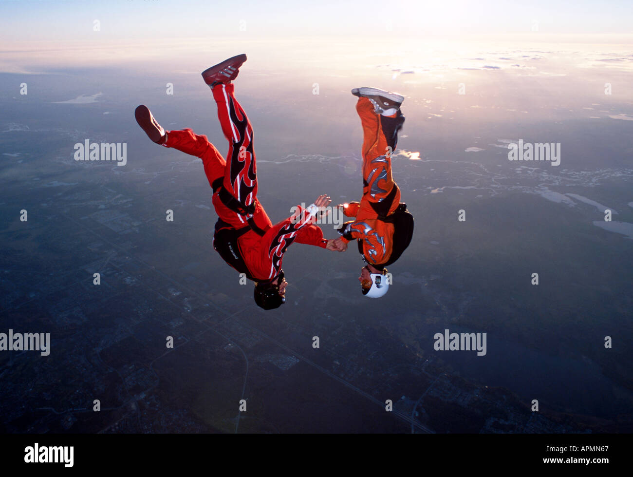 Stunt skydiving skydiver parachute parachuting hi-res stock photography ...