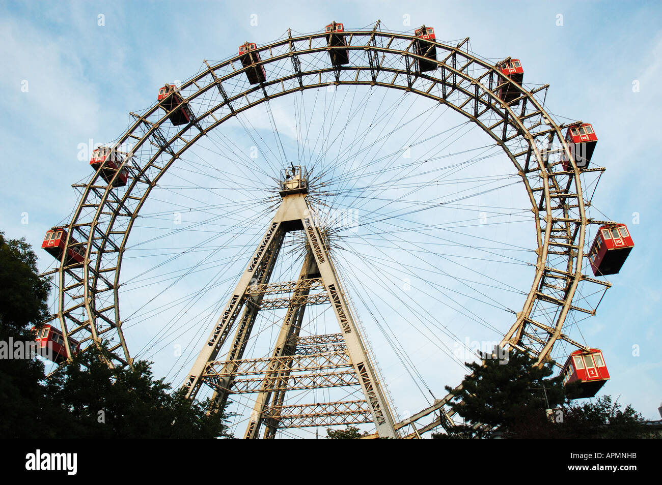 Giant wheel at Prater amusement park Vienna Austria Stock Photo - Alamy