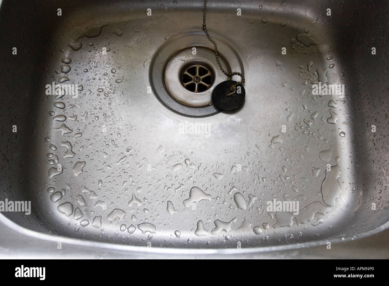Down the plughole- Kitchen sink 2 Stock Photo - Alamy