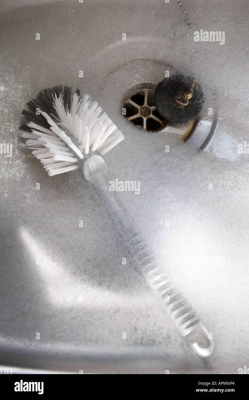 Down the plughole- Kitchen sink 5 Stock Photo - Alamy