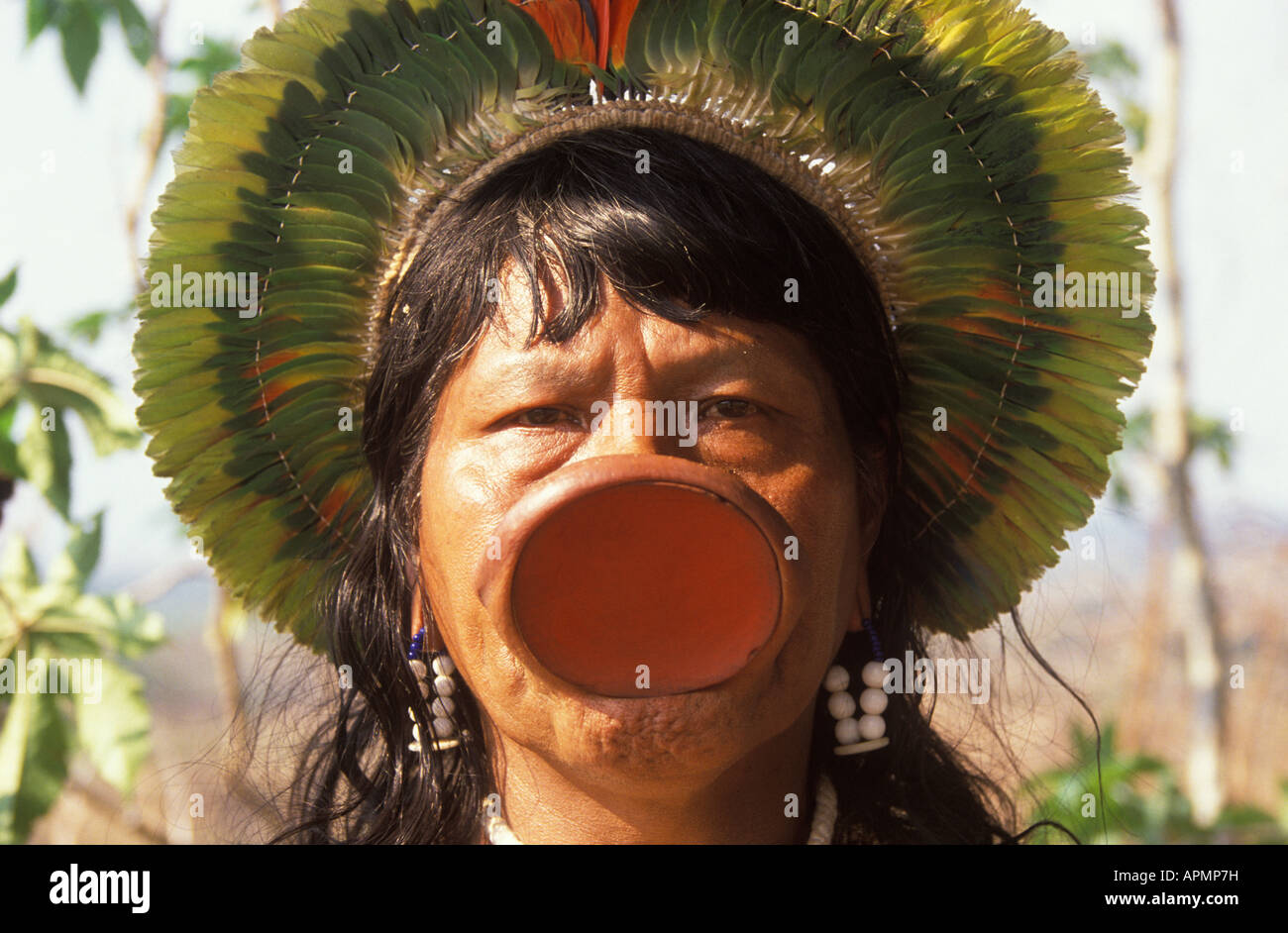 Brazilian Kaipo indians Stock Photo - Alamy