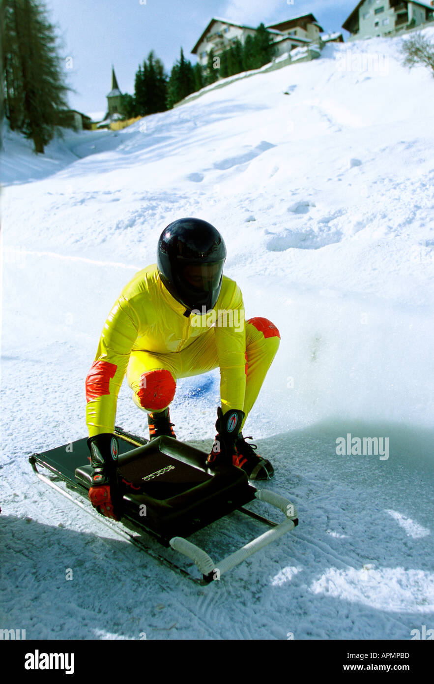 Cresta run st moritz hi-res stock photography and images - Alamy