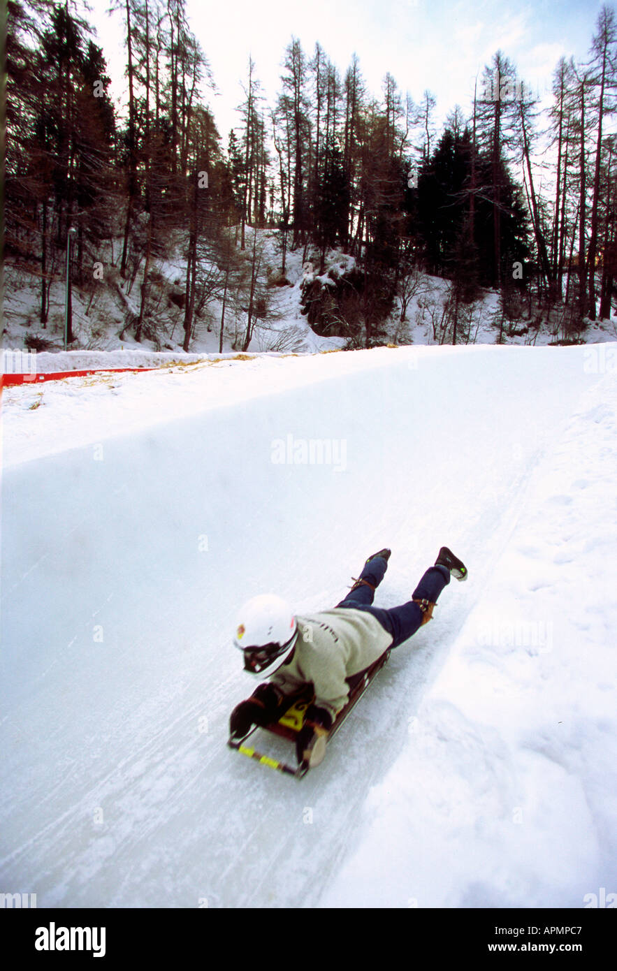 THE CRESTA RUN ST MORITZ Stock Photo - Alamy