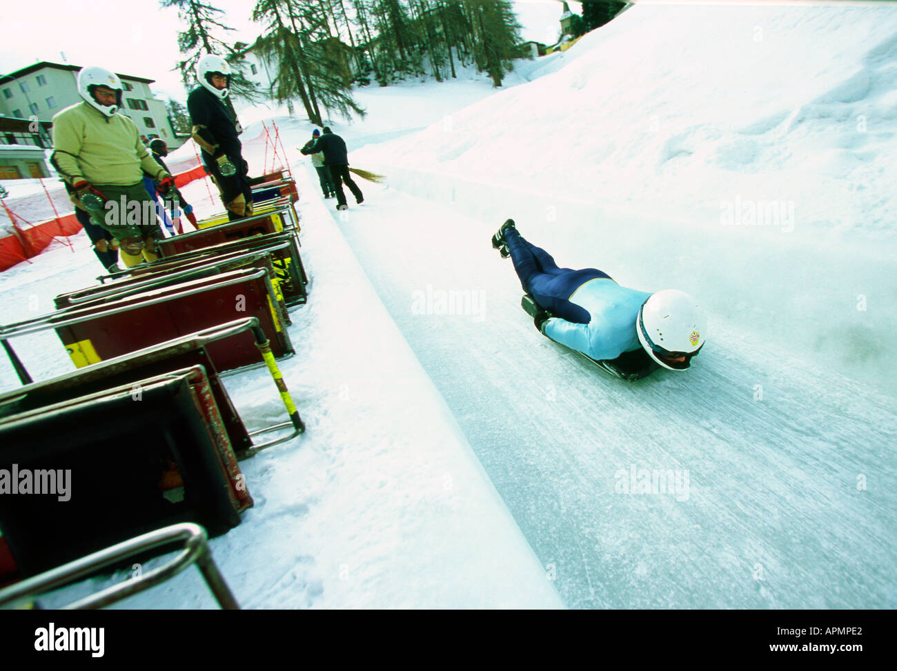 THE CRESTA RUN ST MORITZ Stock Photo - Alamy