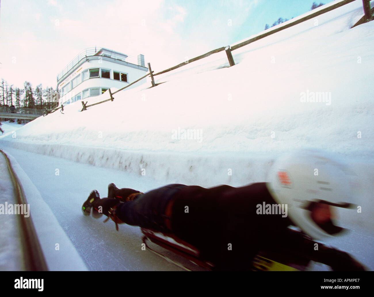 THE CRESTA RUN ST MORITZ Stock Photo - Alamy