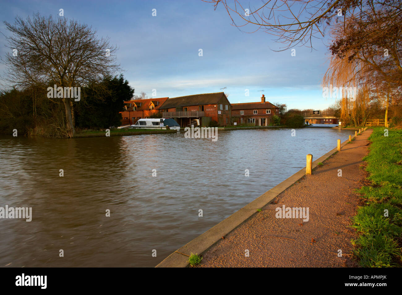 A view of Smallburgh the limit of navigation on the River Bure in the ...