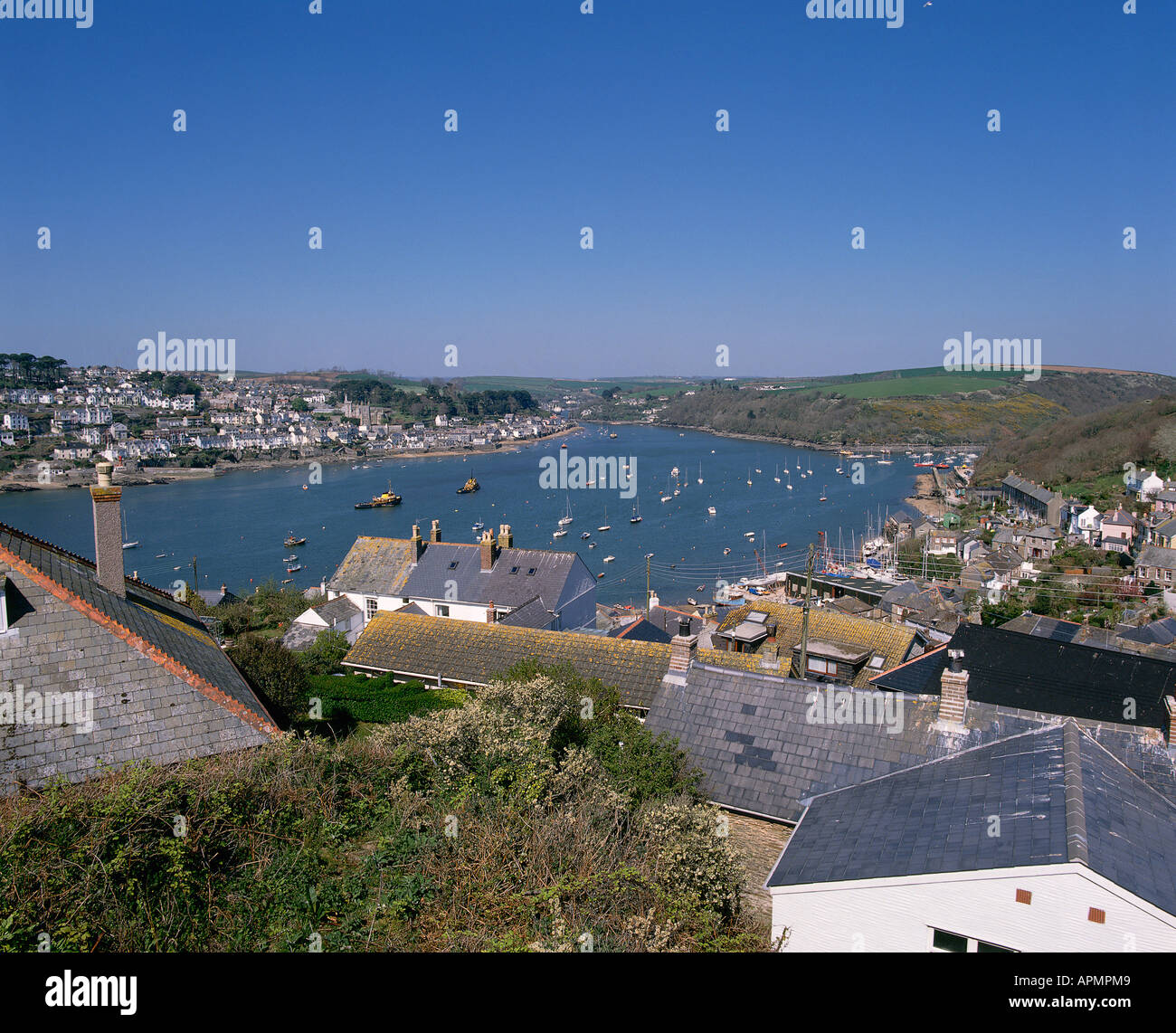 The River Fowey forming a harbour Stock Photo - Alamy