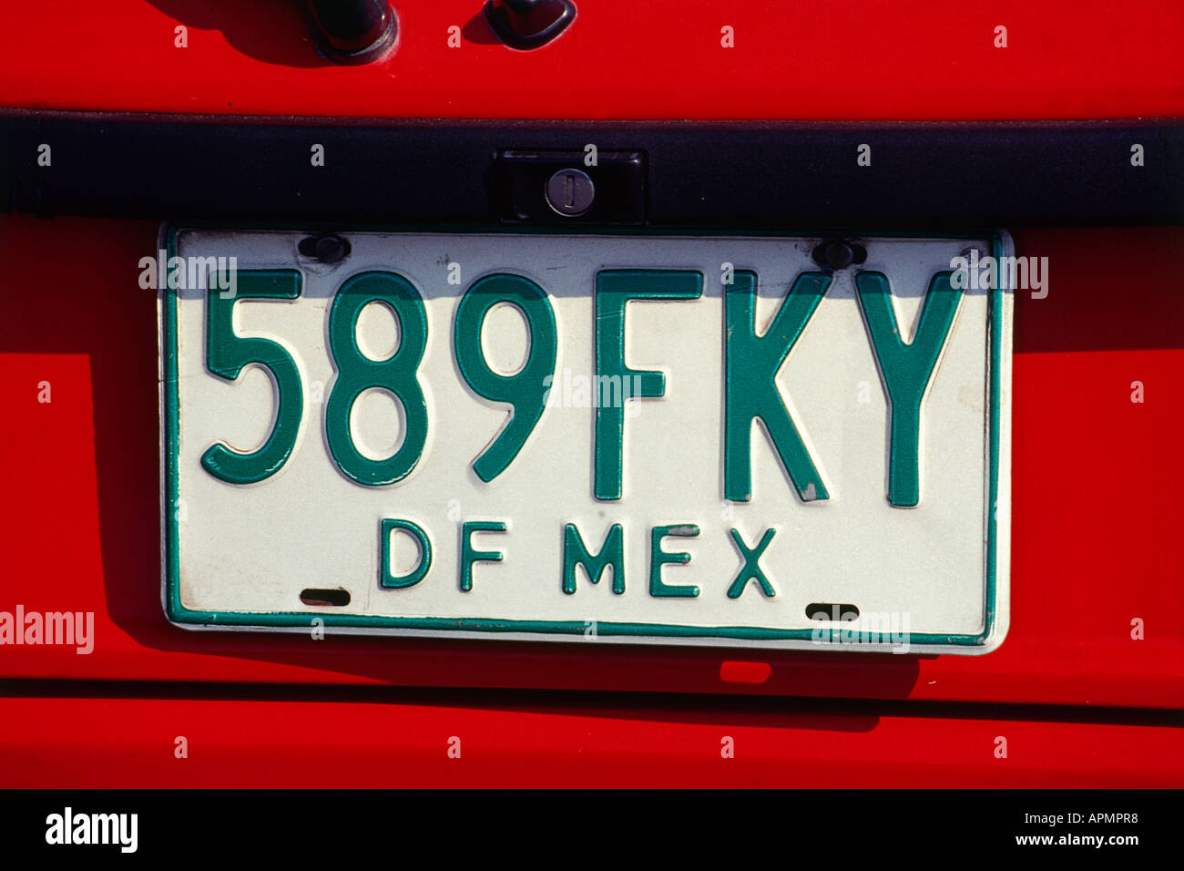 Car number plate mexico city hi-res stock photography and images - Alamy