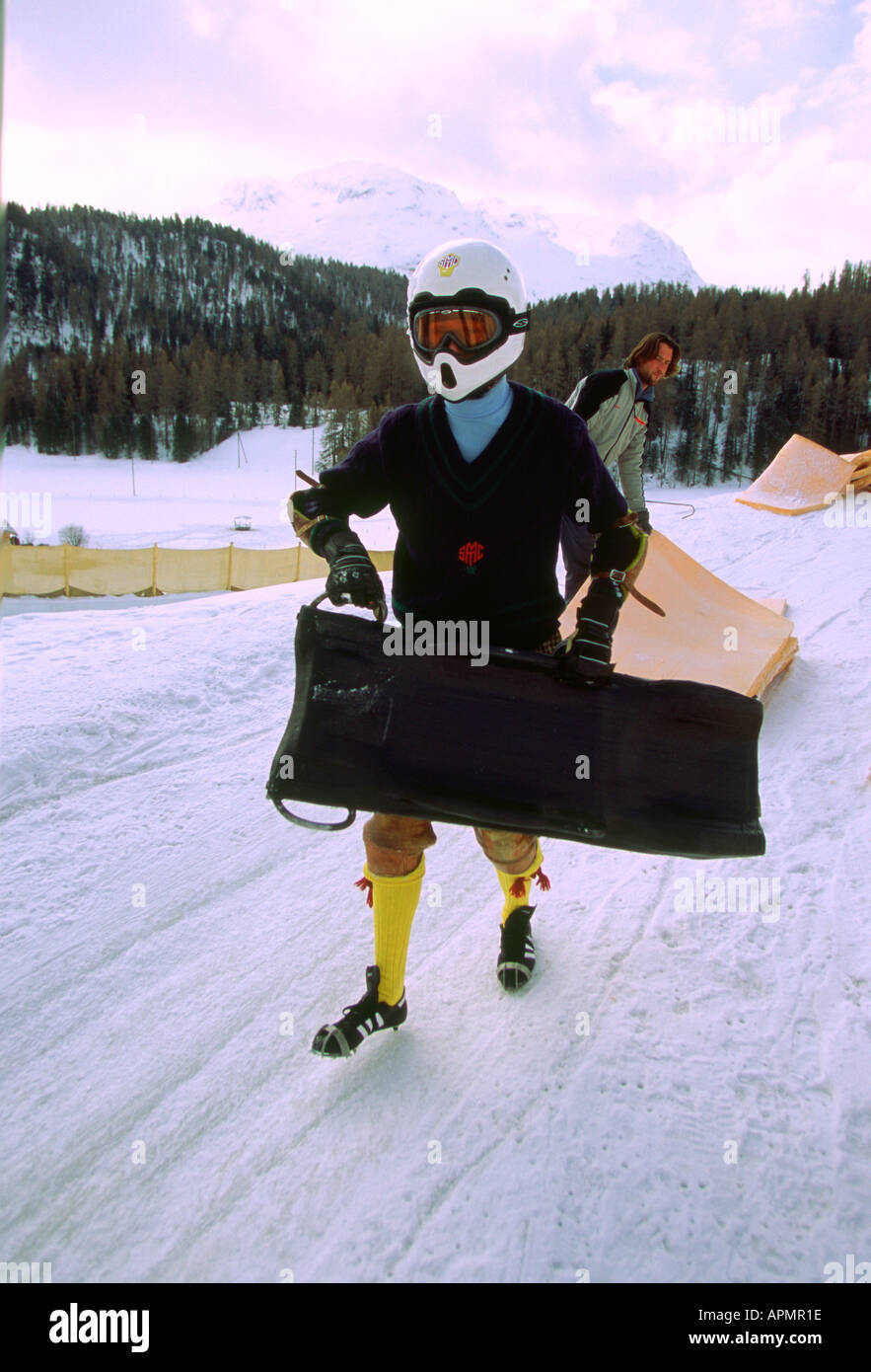 THE CRESTA RUN ST MORITZ Stock Photo - Alamy