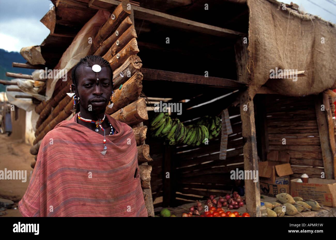 Maasai in Pare, Tanzania Stock Photo - Alamy